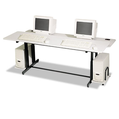 BLT83080 Split-Level Computer Training Table, 72 x 36,
