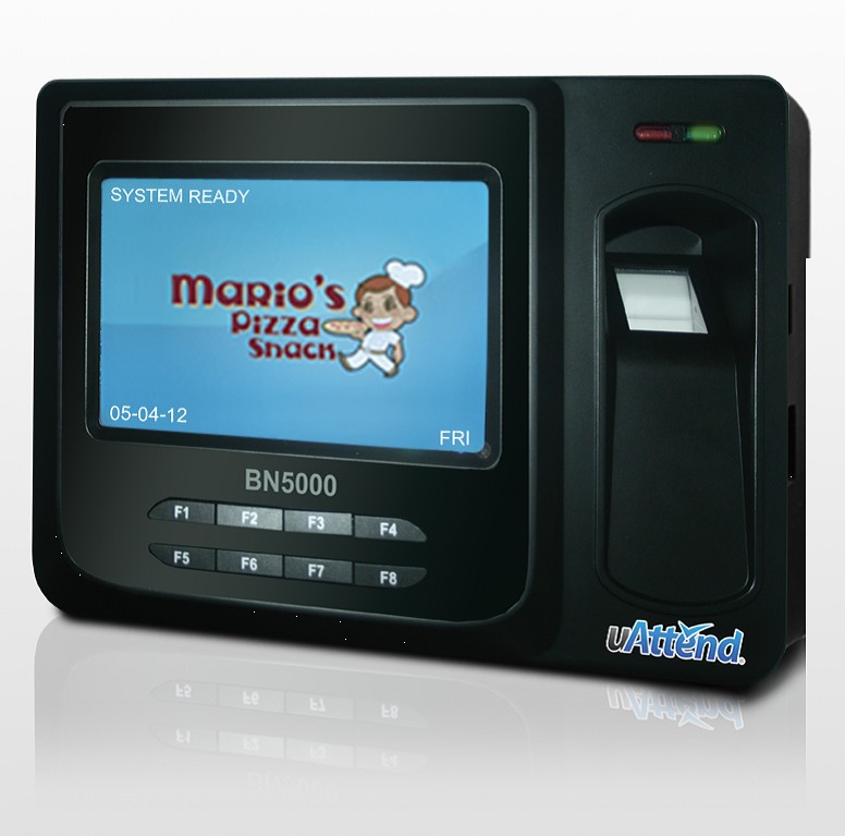 BN5000 Biometric Web Based Time Clock. WiFi or Wired Co