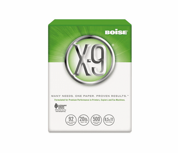 CASOX9001 X-9 Copy Paper, 92 Brightness, 20lb, 8-1/2x11