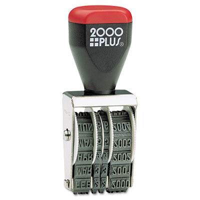 COS012730 2000 PLUS Four-Band Date Stamp, Conventional