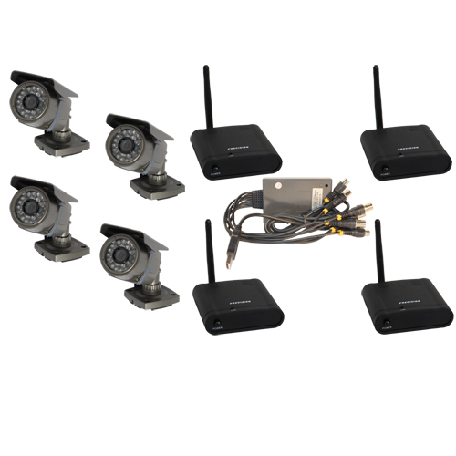CS-USB4CH-GC 4 Channel Wireless USB DVR Surveillance Sy