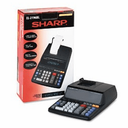 EL1801V Two-Color Printing Calculator, 12-Digit Fluores
