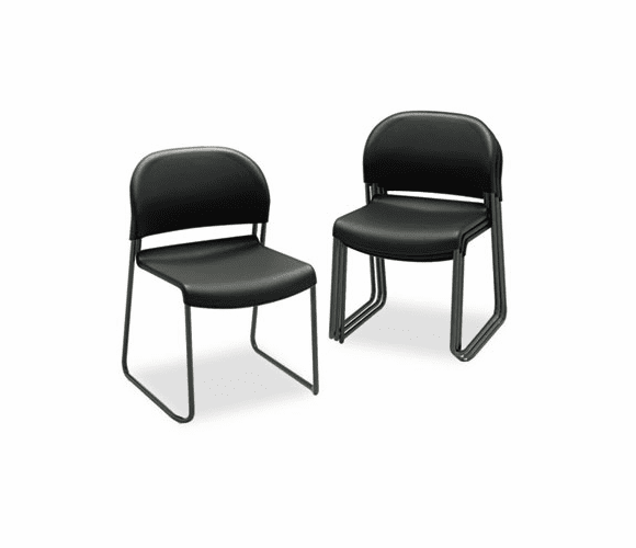 HON4031ONT GuestStacker Chair Black