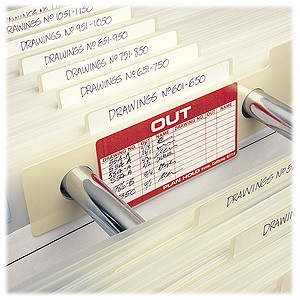 Index/Out Guides for MasterFile 2 #6554 By Safco