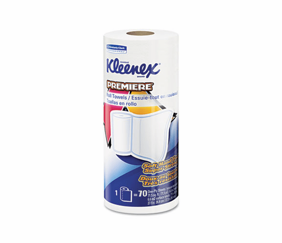 KIM13964 KLEENEX PREMIERE Kitchen Roll Towels, 70/Roll,