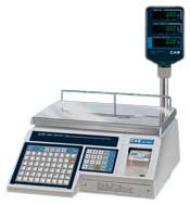 LP-1000NP (with pole display) Label Printing Scale By CAS