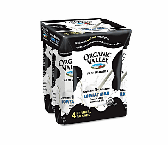 ORV20331116 Milk, Single Serve, 1% Lowfat, 8 oz Aseptic