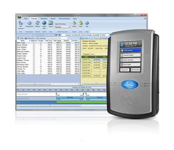 PC600 Kit Touch Screen System (with PayClock version 6) By Lathem