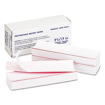PMC05203 Postage Meter Single Tape Strips, 1-3/4x5-1/2,