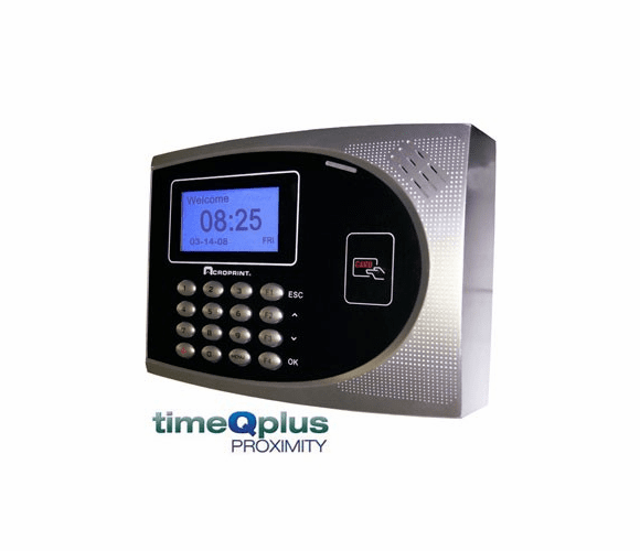 timeQplus V4 Proximity Time Clock (Ethernet) By Acroprint