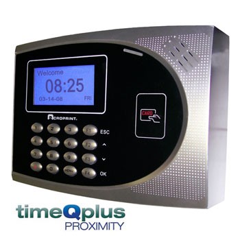 timeQplus V4 Proximity Time Clock (Ethernet) By Acroprint