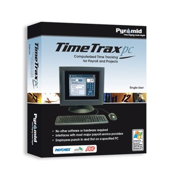 TimeTrax PC, 50 Employees By Pyramid Time Systems