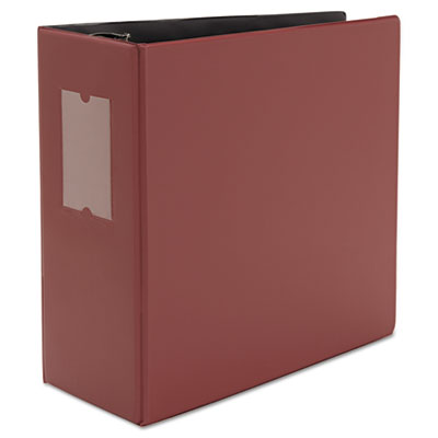 UNV20709 D-Ring Binder, 5" Capacity, 8-1/2x11, Maroon