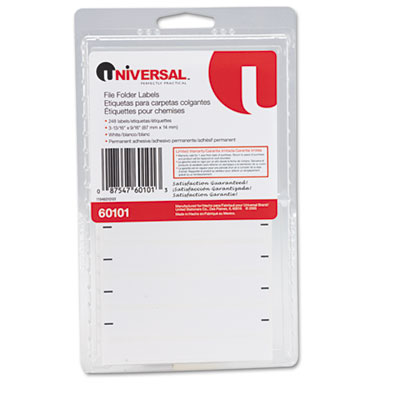 UNV60101 File Folder Labels for Typewriters, 9/16 x 3-1