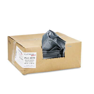 WBIPLA4870 Can Liner, Super Hexene Resin 40-45 gal, 1.5