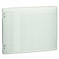 WLJG5036 Accounting Sheets, 36 Columns, 11x17, 100 Loos
