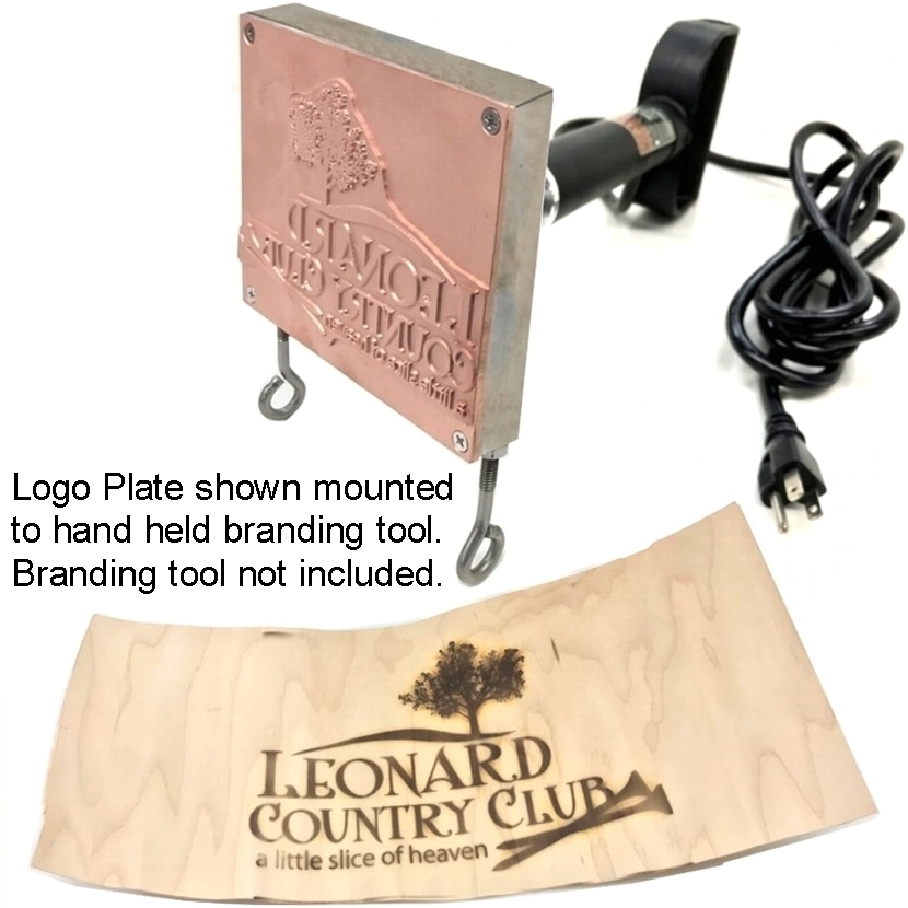 Branding Iron Logo Plate | Interchangeable Logo Head