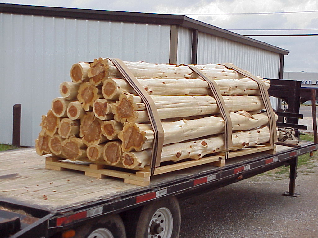 Cedar Logs and Mantels