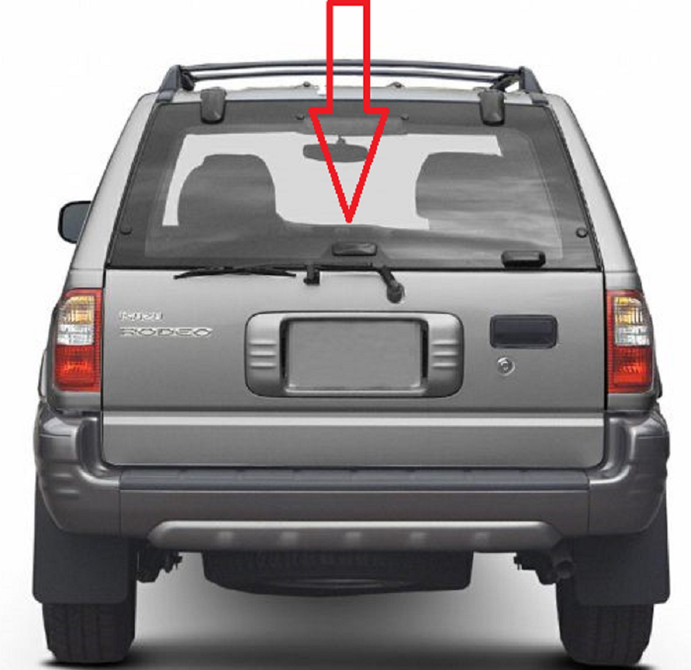 Back Window Glass Isuzu Rodeo 4 Door Utility 1998-2002