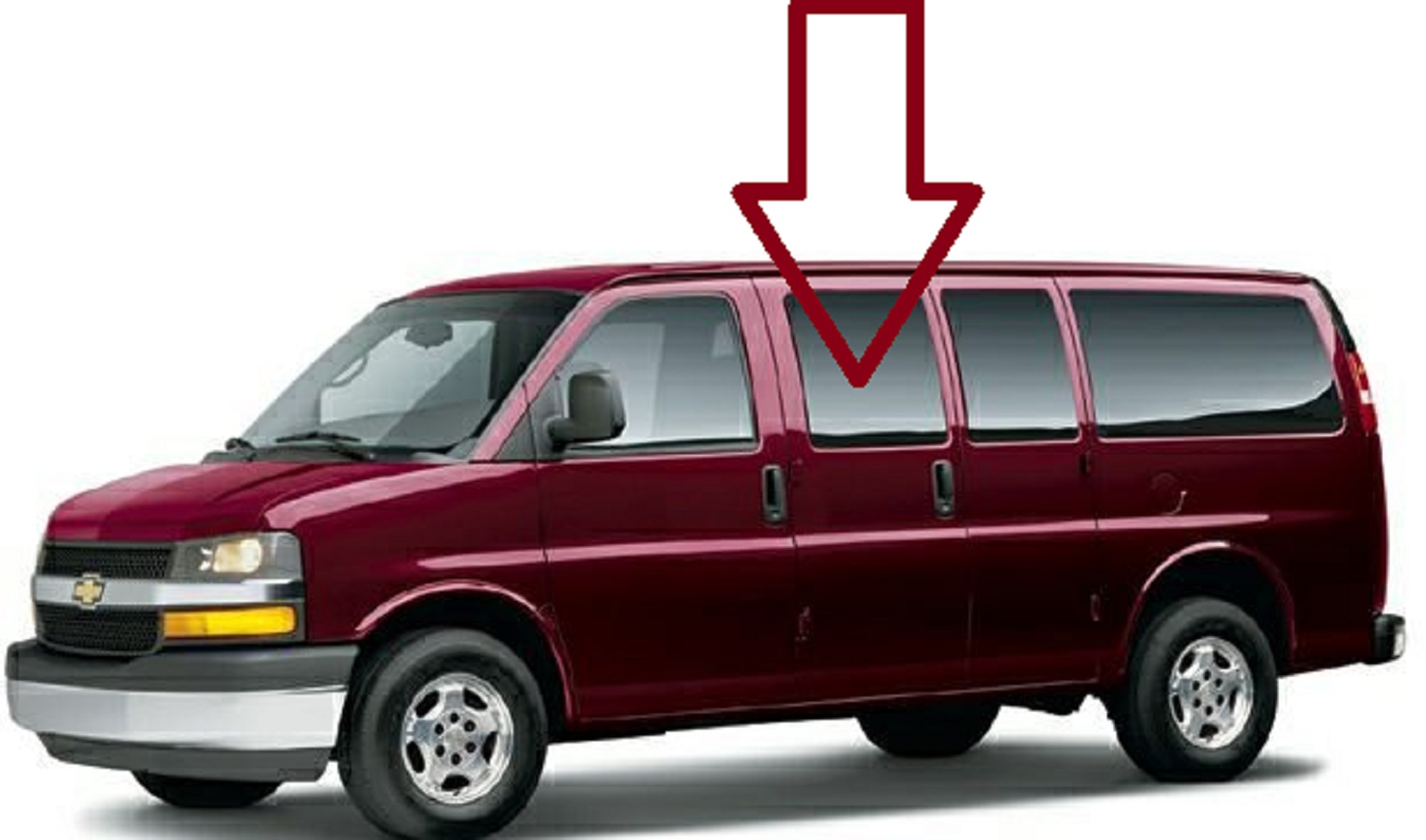 Front Rear Side Glass Driver Left Side Chevrolet Express 2003-2017 ...