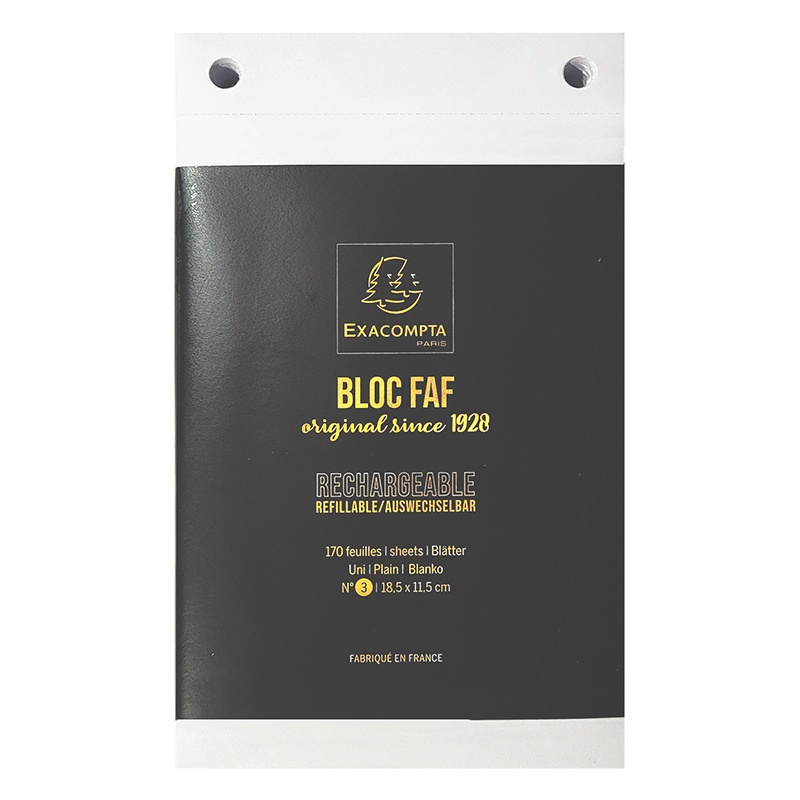 Exacompta Feuille a Feuille (FAF) Pad Refill #3 (4.5 x 7.25)