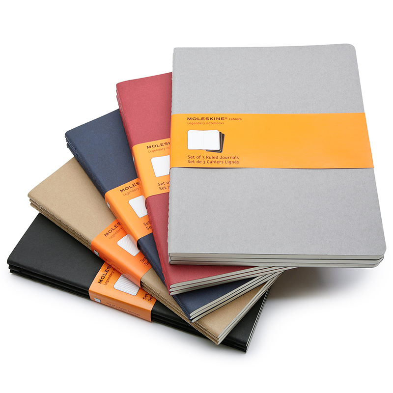 Moleskine Cahier EXTRA Large Notebook (7.5 x 10) (set of 3)