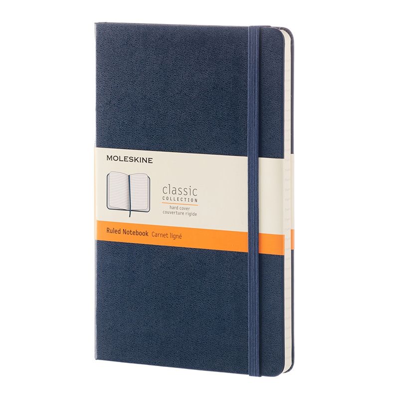 Moleskine Classic Large Hard Cover Notebook (5 x 8.25)
