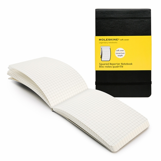 Moleskine Reporter Pocket Soft Cover Notebook (3.5 x 5.5)