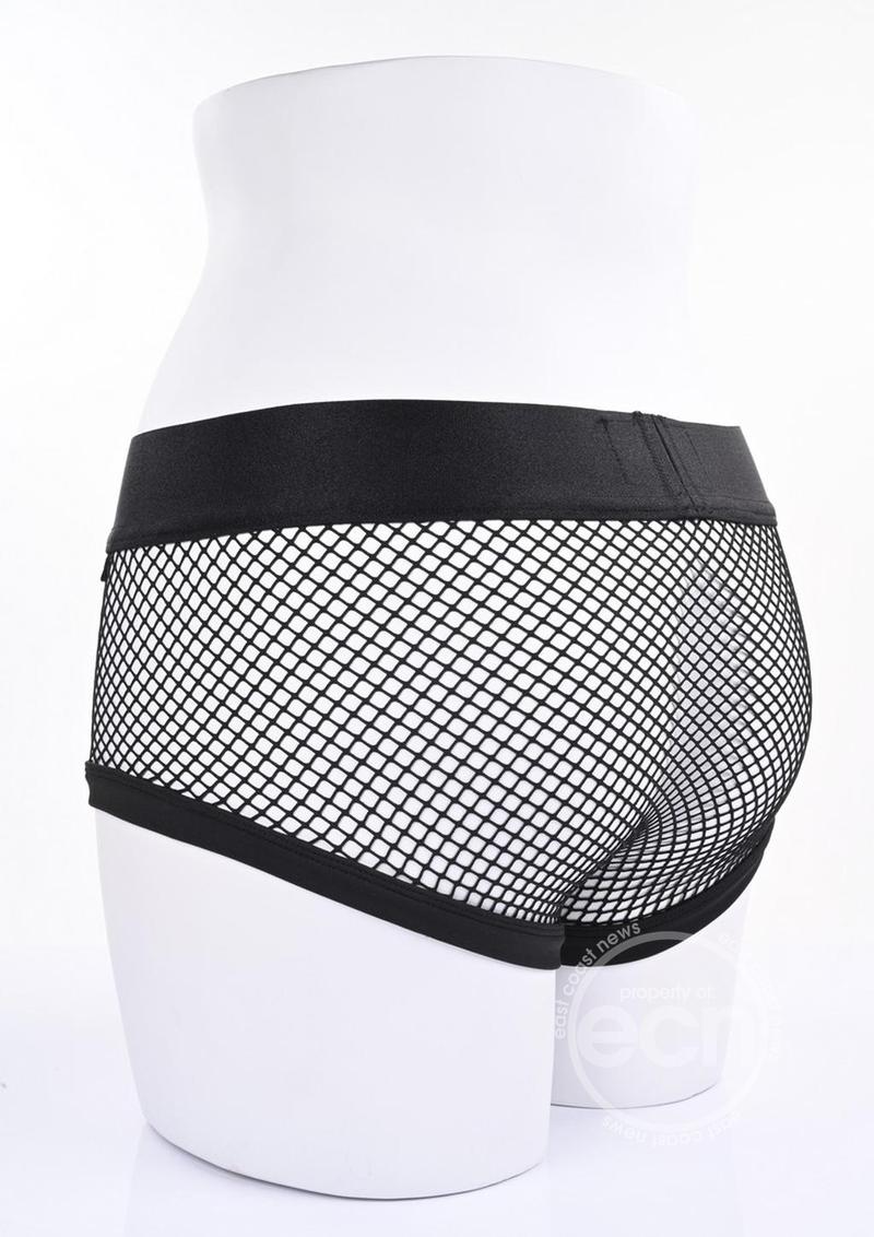EM EX Fit Harness Fishnet - Black XL