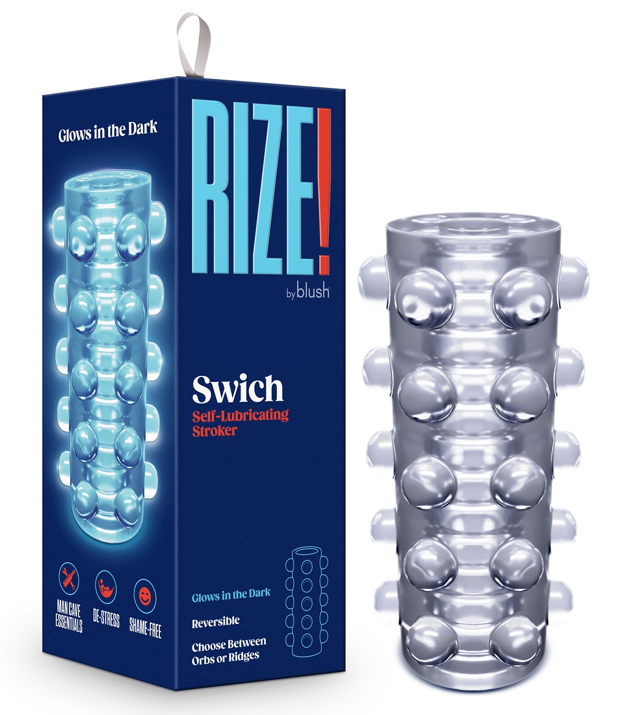 Swich Self Lubricating Stroker - Clear 5"