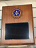 WALNUT PLAQUE WITH USMS LOGO