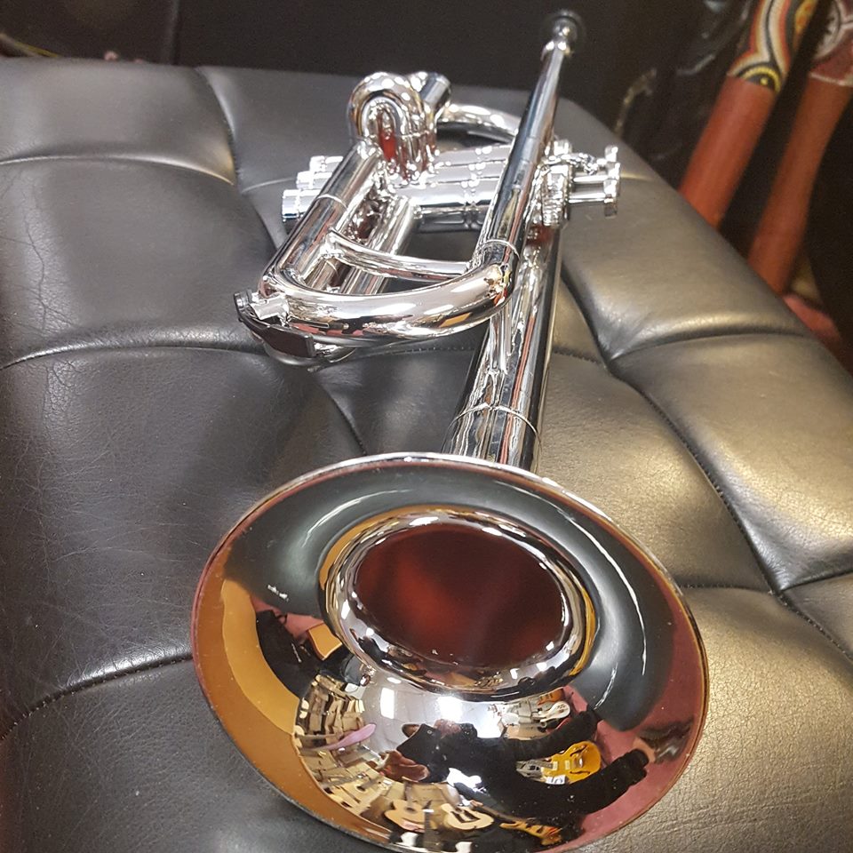 Berkeley Silver Professional Plastic Bb Trumpet