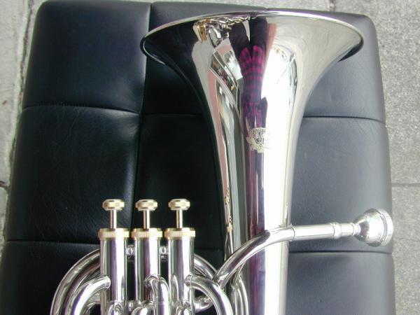 BerkeleyWind Marching Bb Baritone Silver-gold L48
