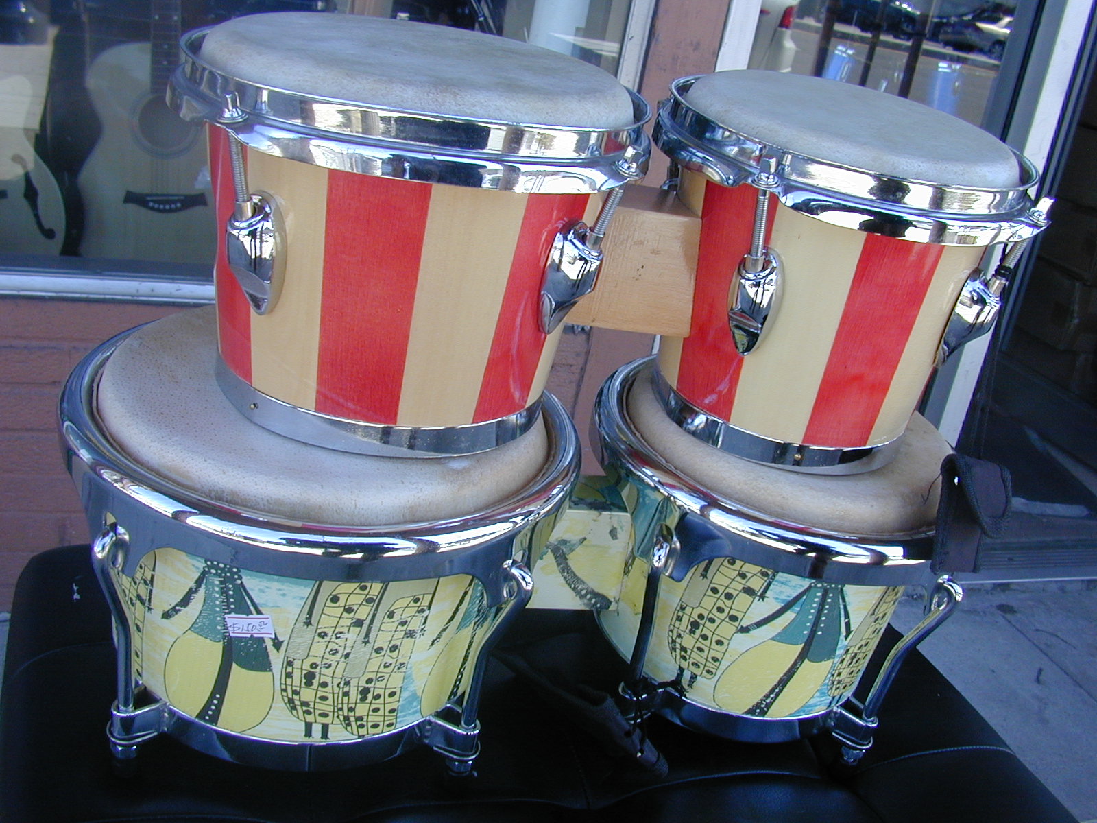 Latin Percussion Bongo Drums 6-3/4" and 8"