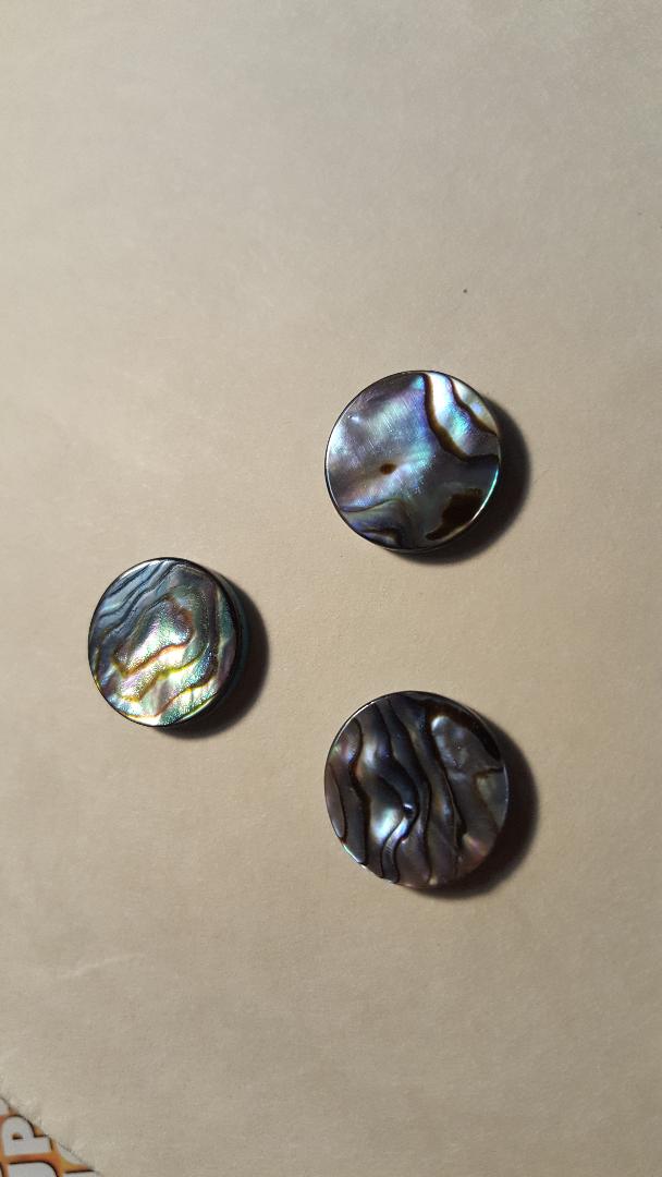 luxury Abalone Shell Trumpet Cap Set 3 PCs