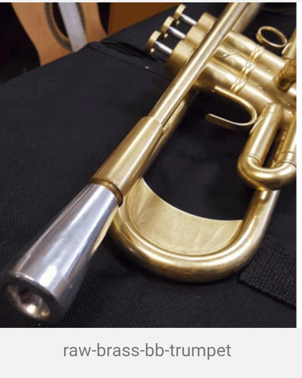 Raw Brass STC 5'3/8 Big Bell Trumpet w/Flip-Key Leadpipes Heavy D2H ...