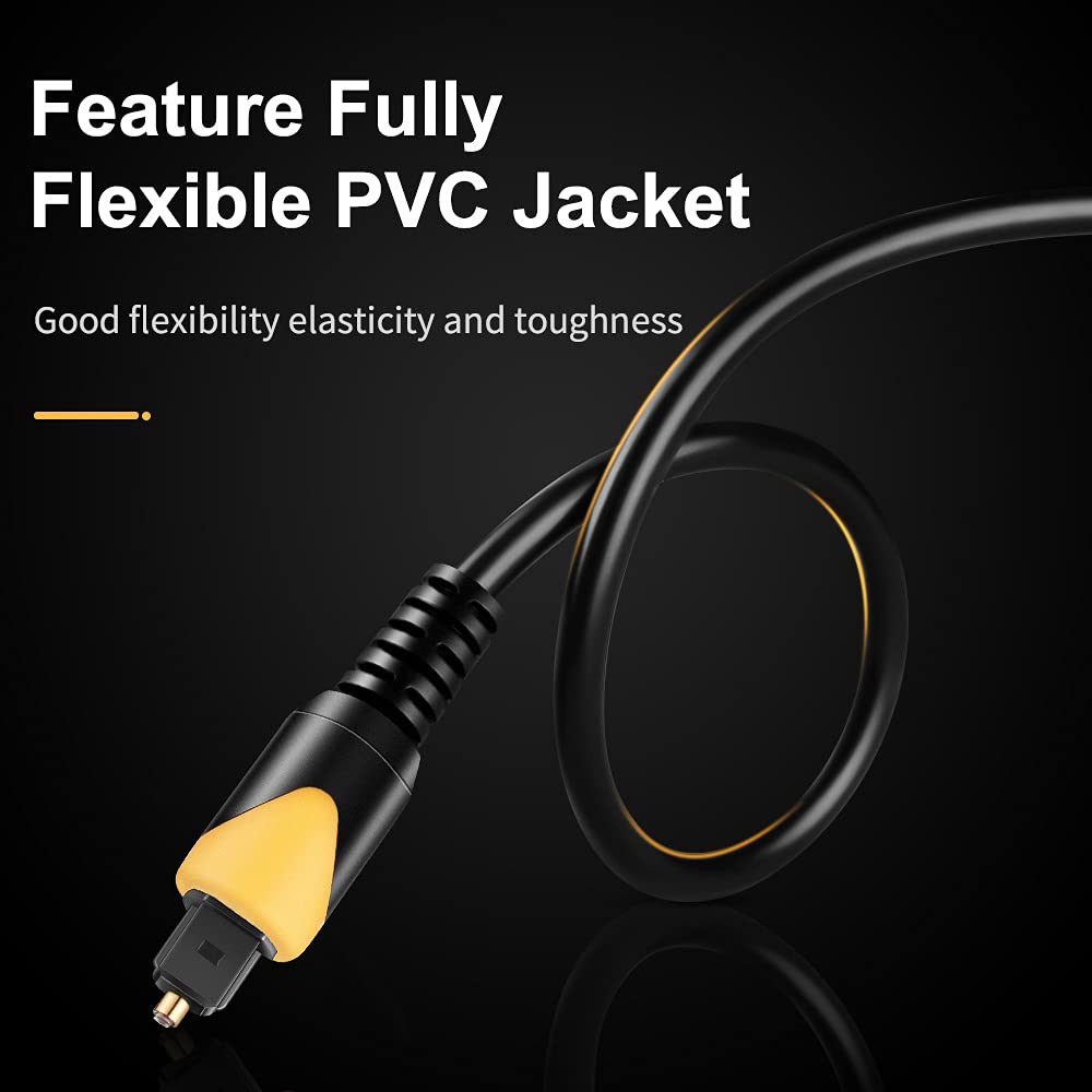 Digital 6ft 4.0 mm Toslink optical audio cable