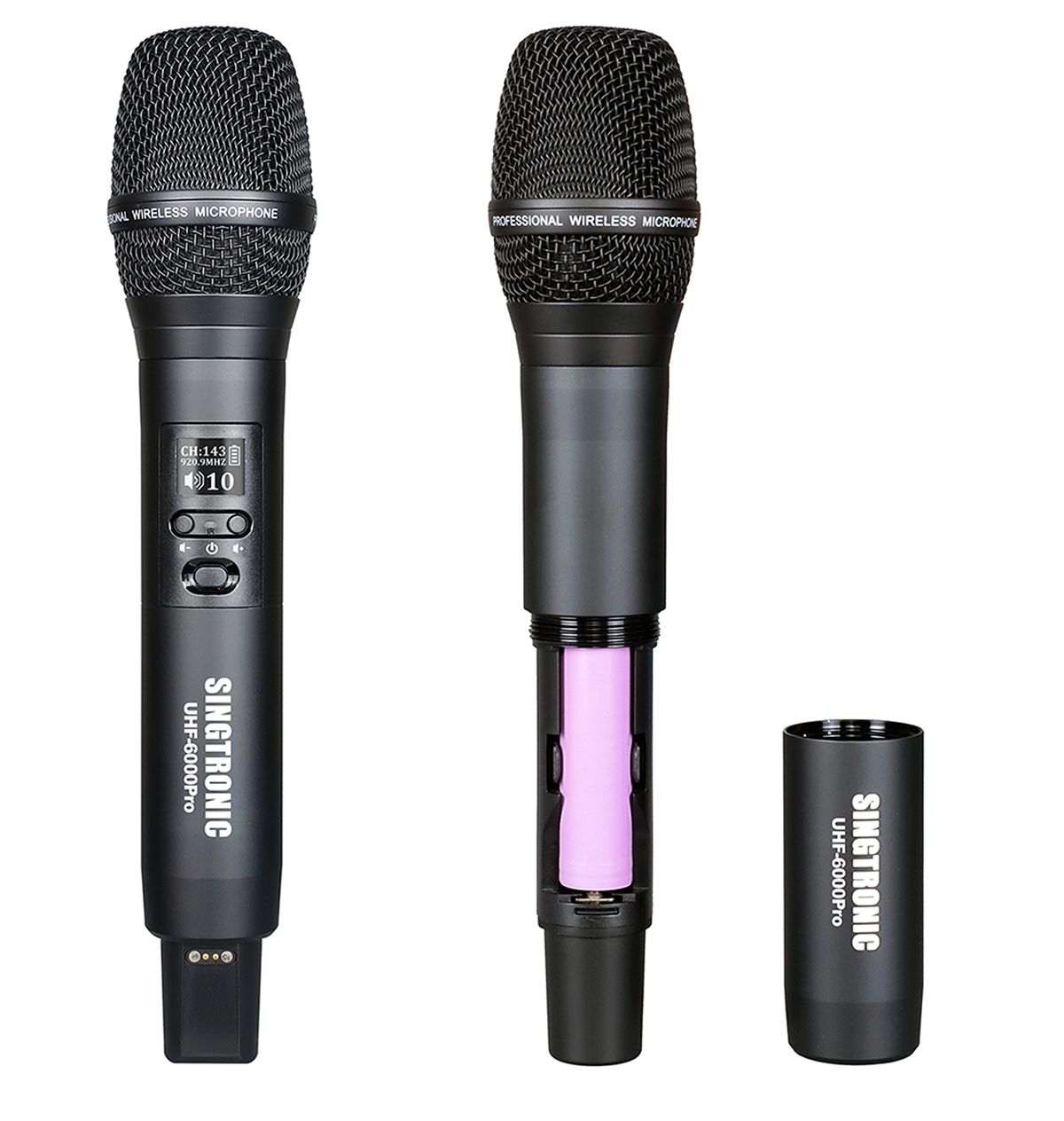 Singtronic UHF-6000Pro Professional Rechargeable Digital True Diversity ...