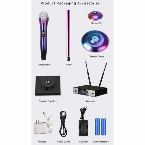 Singtronic UHF-GM22 Professional Giant Single Wireless Microphone Karaoke