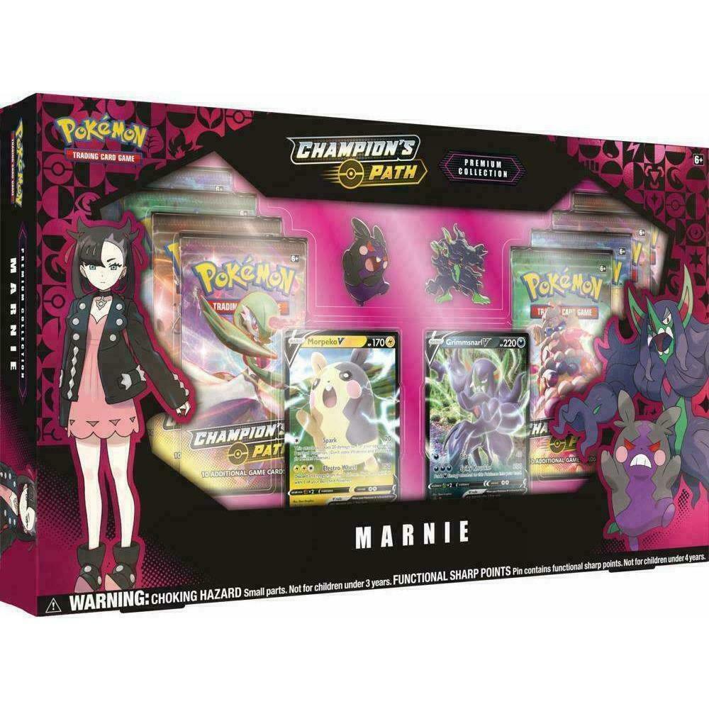 Pokemon Champion's Path Marnie Playmat Collections Factory Sealed CASE ...