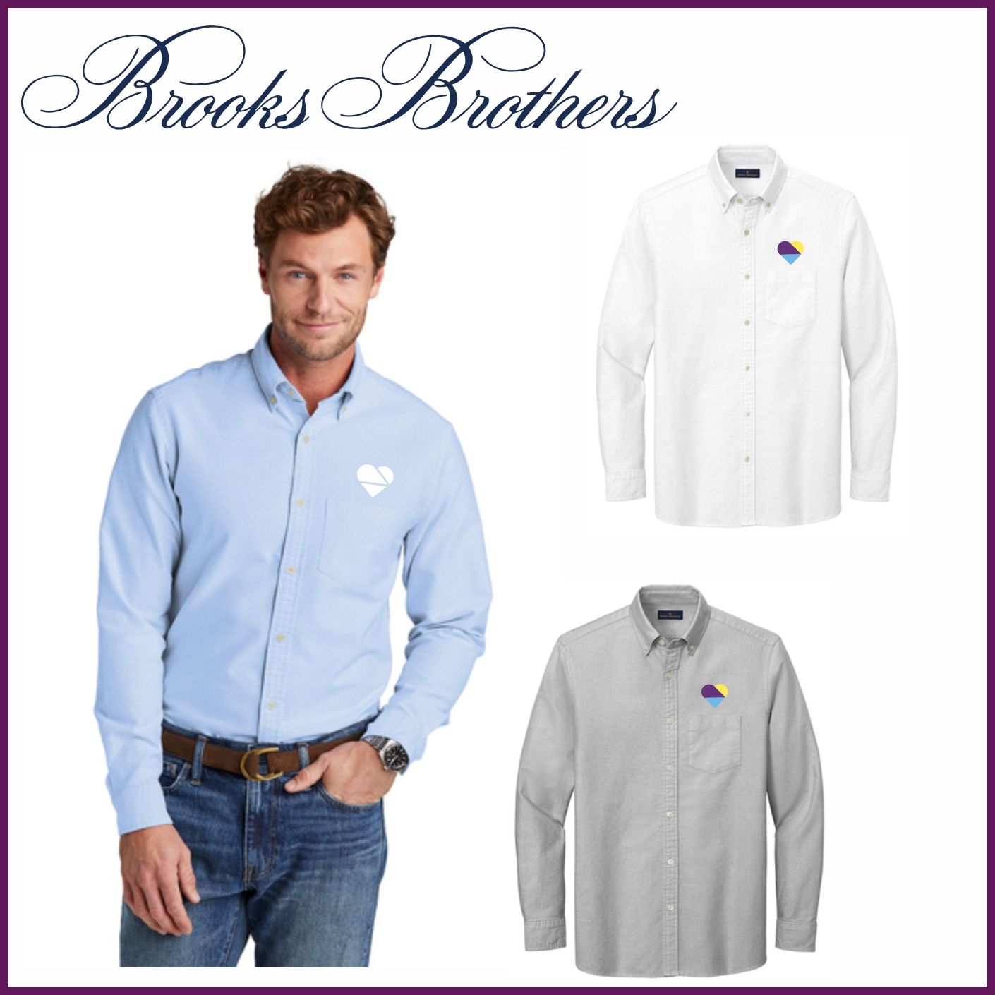 BB18004-Brooks Brothers Mens Oxford Cloth Shirt