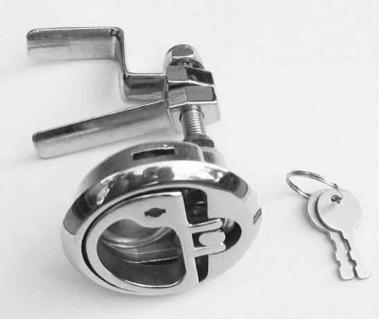 out-of-stock Polished 316 Stainless Steel Round Turning lock hatch lift ...