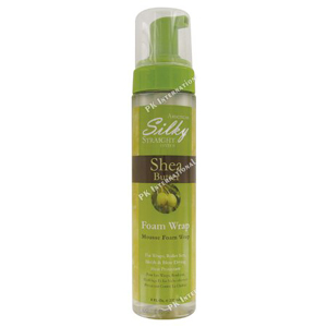 American Silky Straight Shea Butter Foam Wrap Mousse
