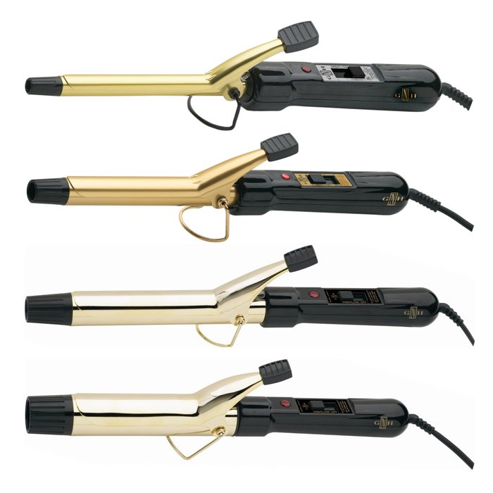 Gold N Hot Professional Spring Curling Iron with Gold Barrel