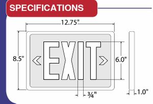 BETALUX 171 Self-Luminous Exit Signs