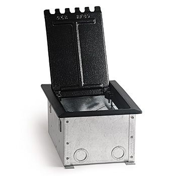 LEW CF9C DUAL SERVICE BOX CONCRETE FLOOR