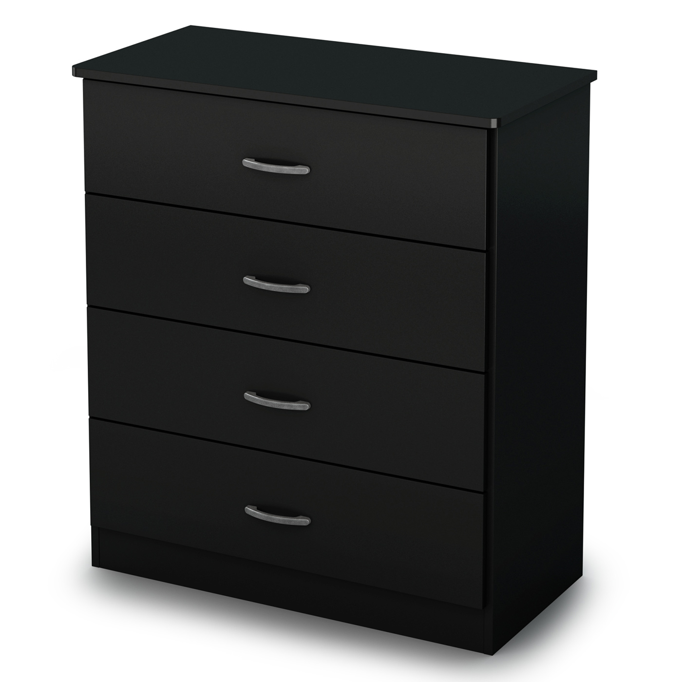 South Shore Libra 4 Drawer Chest Pure Black