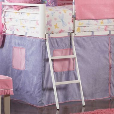 Princess Twin Tent Loft Bed White 374-069 by Powell Furniture - Bunk ...