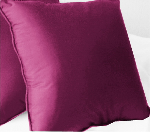 Raspberry/Dark Fuchsia Corded or Ruffled Throw Pillow or Pillow cover