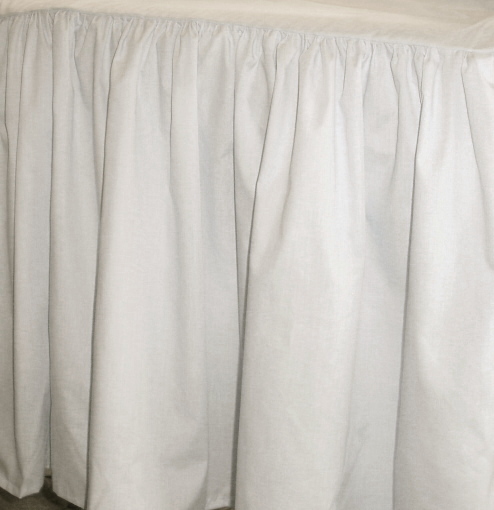 Solid Colored Dust ruffle Extra Long Drop